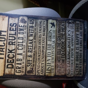 Custom White Rusty Metal Sign Your Text 16 X 24 Inches - Etsy