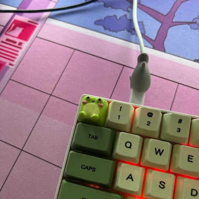 Dreamy Pastel Clouds Artisan Kawaii Key Cap Keebs Cute Keycaps Resin ...