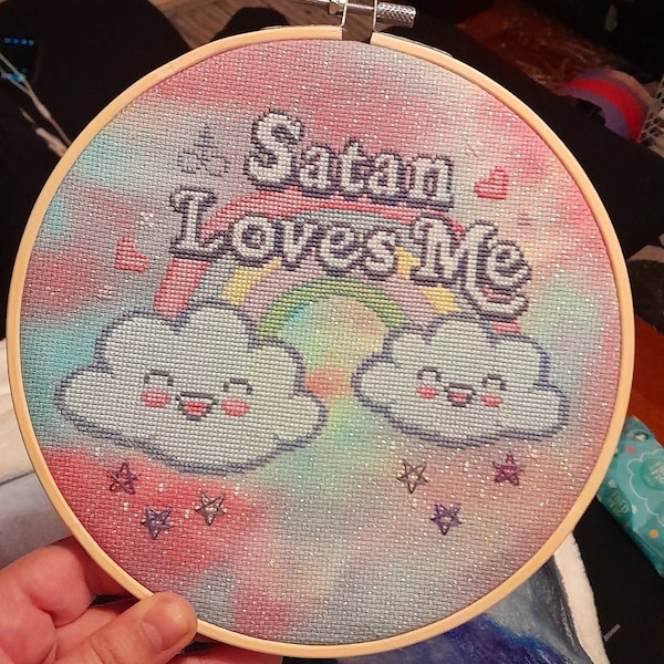 Live Laugh Love Dragula Dragula Cross Stitch Pdf Pattern Subversive Rob Zombie Live Laugh