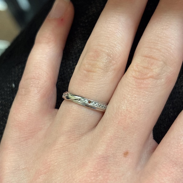 925 STERLING SILVER Fuji Mountain & Sakura Couple Rings • Free Engraved ...