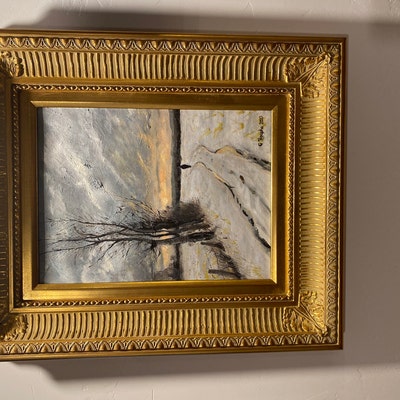 4.25 Gold Fancy Gold Ornate Picture Frame Photo Art Gallery 655G ...