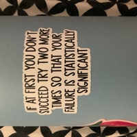 Funny Math Statistics Sticker, Math Laptop Stickers, Math Water Bottle ...