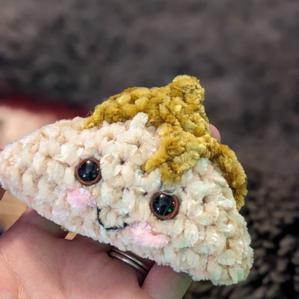 Cheese Dipped Nacho Chip Crochet Pattern - Etsy