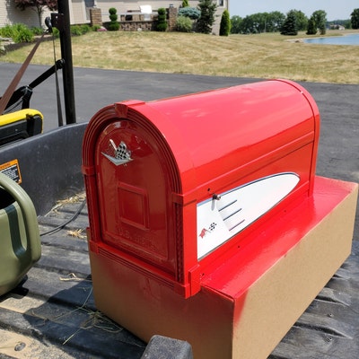 1956 Chevy Chevrolet Bel Air Mailbox Graphics, Custom Mailbox Graphics ...