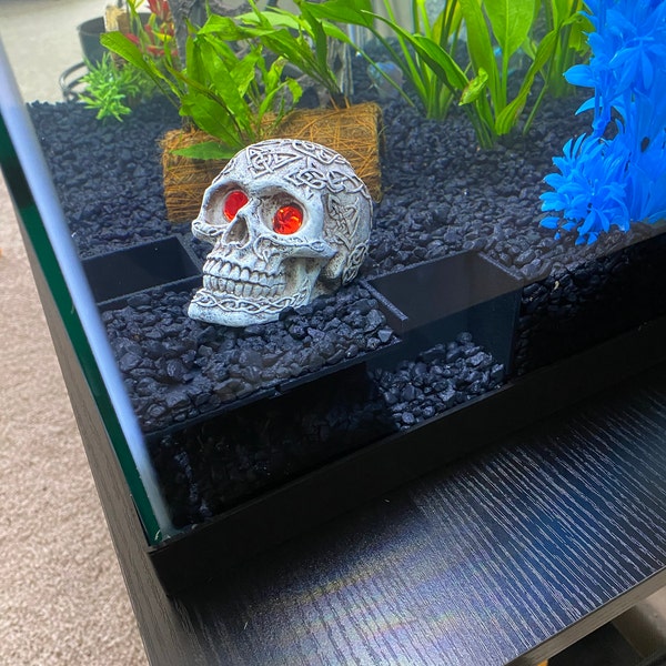 Corner Undergravel Fish and Terrarium Tunnel Fish Cave Fish Hide ...