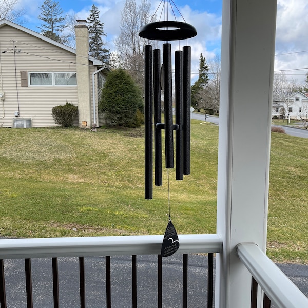 Memorial Wind Chimes Personalized Listen to the Wind Sympathy Wind ...