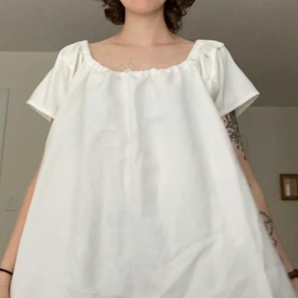 Digital Pattern - PDF - Regency Chemise - 18th Century Shift Historical ...