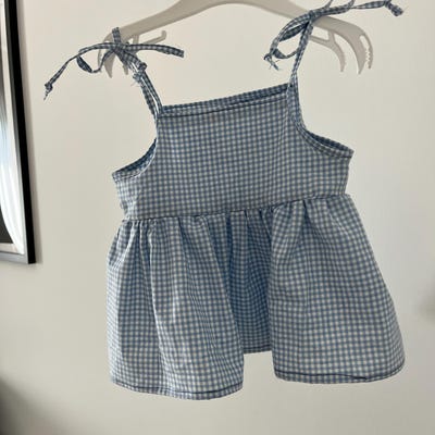 Tie Back Top Pattern. Open Back Crop Top GAJA. Simple but Original Top ...