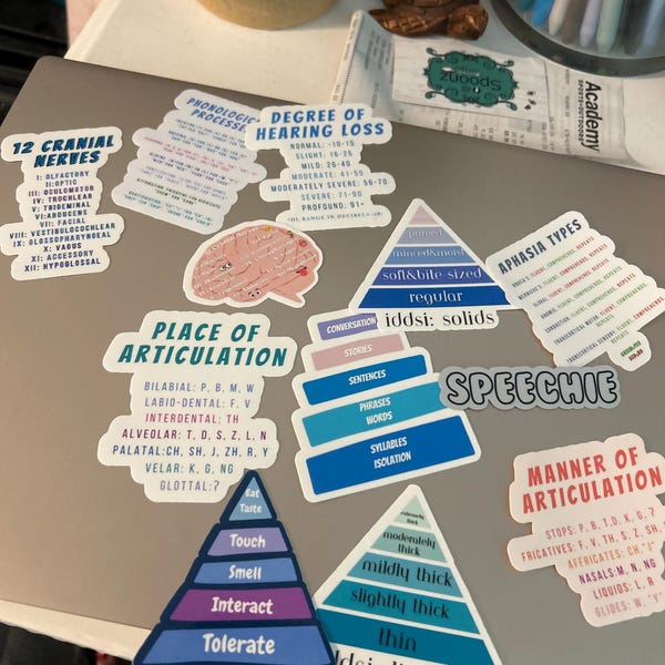 IPA Vowels & Diphthong Chart Sticker (108), SLP Sticker, Speech Sticker ...