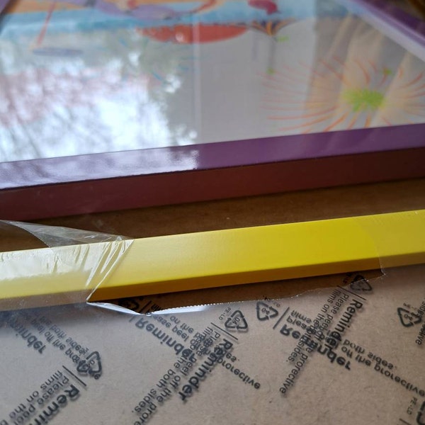 A2 A3 A4 A5 A6 Orange Picture Frames With Mounts, Orange Décor, Thin ...