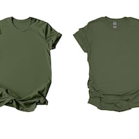 Next Level 6733 Front and Back PNG Transparent Mockup Bundle + Color ...