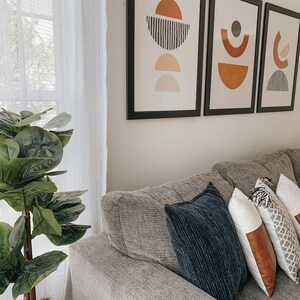 Abstract Geometric Shapes Poster Bundle Set of 4 Prints Arch | Etsy