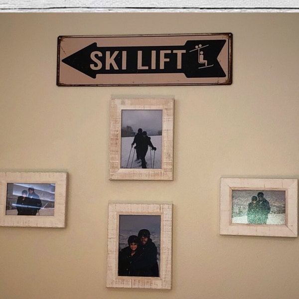 SKI LIFT SIGN, Ski Lift Signs, Vintage Style Ski Lift Sign, Ski Signs ...