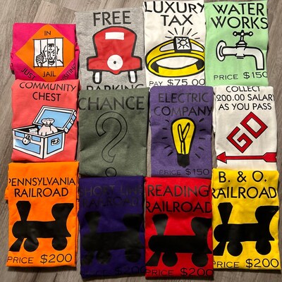 Monopoly Bundle SVG Files for Tshirts or Designs - Etsy