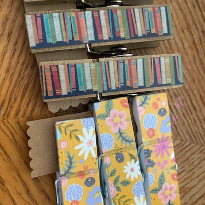 NEW Bumble Bee Trio Wood Clothespin Chip Clips - Etsy