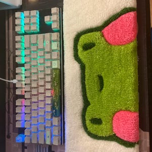 Anime Keyboard Tufted Rug / Handmade Fluffy Keyboard Rug - Etsy