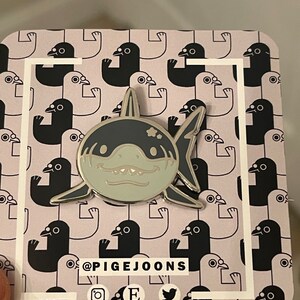 Glow in the Dark Ghostface Pigeon Pin Handmade Hard Enamel Pin Perfect ...