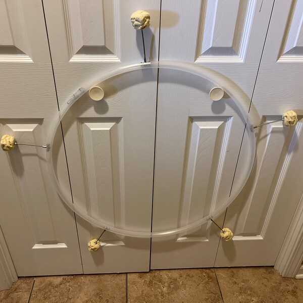 40" Beginner Travel Hula Hoop // Push Button Connector for Coiling - Etsy