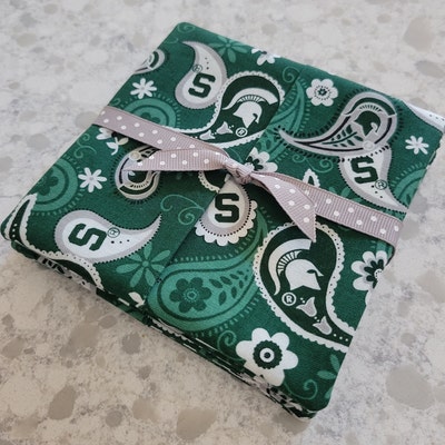 Michigan State University Spartans NCAA College Limited Paisley Design ...