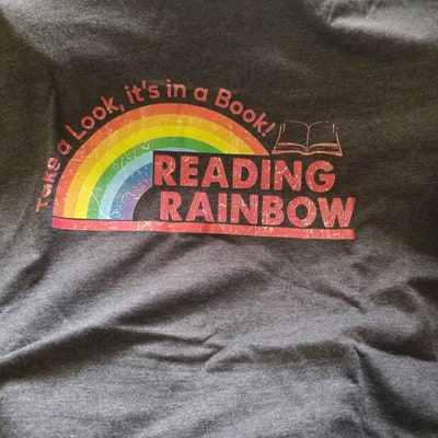 Reading Rainbow Shirt, Retro Librarian Shirt, Teacher Appreciation ...