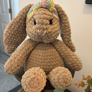 Sleepy Bunny Rag Doll Crochet PATTERN / Pattern Only / Crochet Pattern ...