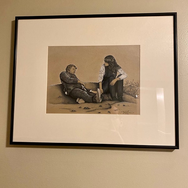 Polished Black Metal Picture Frame Thin Minimalist Scandinavian Modern ...