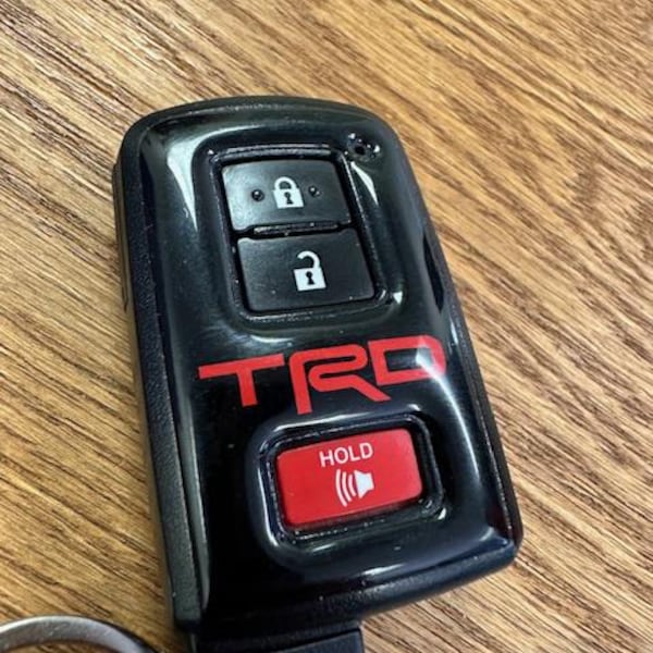 TACOMA (2016- 2023) 3rd Gen Key Fob TRD , PRO Domed Raised Decals (1 ...