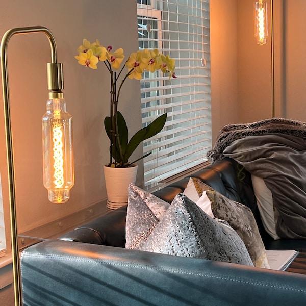 12 Inch Long Clear Floating Shelf, Custom Length Depth - Etsy