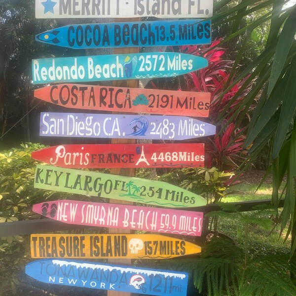 Personalized Destination Outdoor Signs - Personalized Arrow Signs for ...