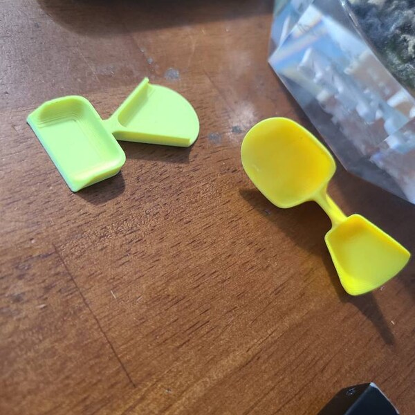 Excavator Ground Material Mini Herb Tobacco Scoop Ergonomic Finger ...