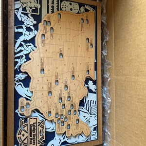 Custom Football Stadium Map, NFL Stadium Map, Pro Football Stadium ...