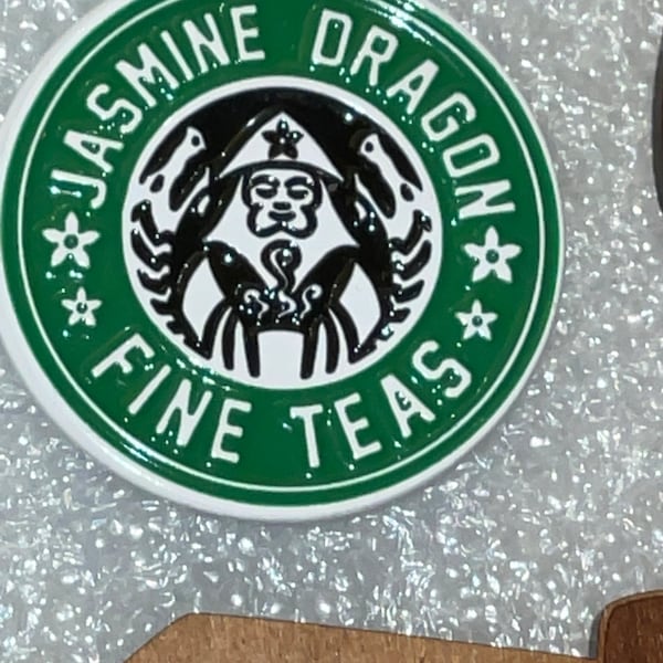 Jasmine Dragon Fine Teas | ATLA Inspired Pin - Etsy