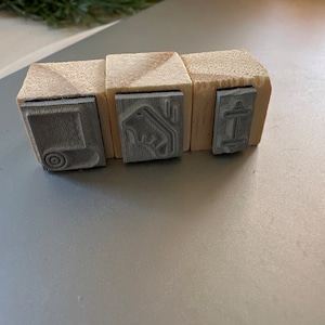 Recycling Bin Small Rubber Stamp Recycling Day Planner Stamp Small ...