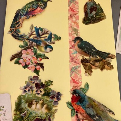 Antique German Advertising Chromo Trade Card, in Spring, Liebig Card ...