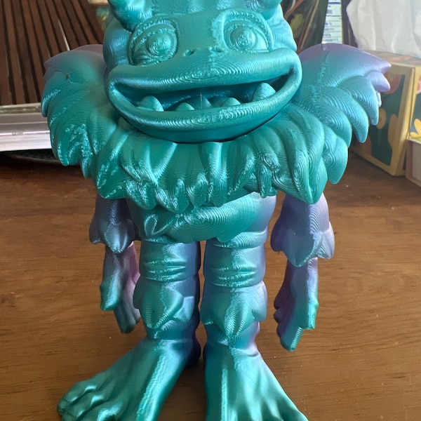 Flexi Print-in-place Standing Yeti for 3D Printing With 3MF Files ...