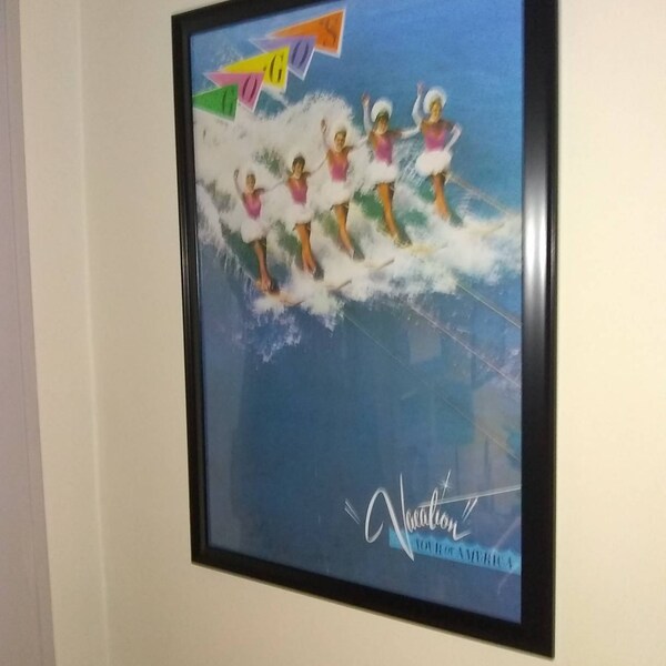 The Go Go's 1982 Vacation Concert Poster Retro Waterskiing Pop Music - Etsy