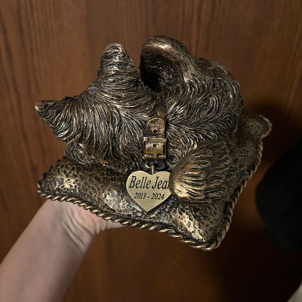 Angelic Yorkie Dog Memorial Urn - Etsy