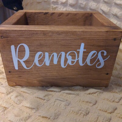 Remote Box Remote Control Box Remote Storage Home Organization - Etsy