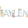Printable Baby Boy Name Sign, Boy Baby Name Sign, Personalised Baby ...