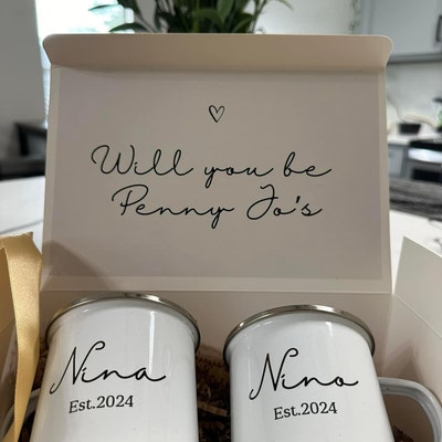 Nina Proposal, Personalized Godmother Gift, Quieres Ser Mi Nina - Etsy