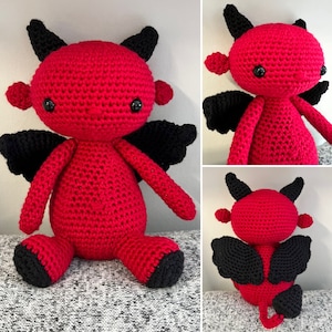 Amigurumi Devil Crochet Pattern. Lucifer the Fallen Angel. - Etsy