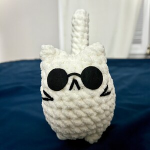 Crochet Gojo Cat Plushie - Etsy