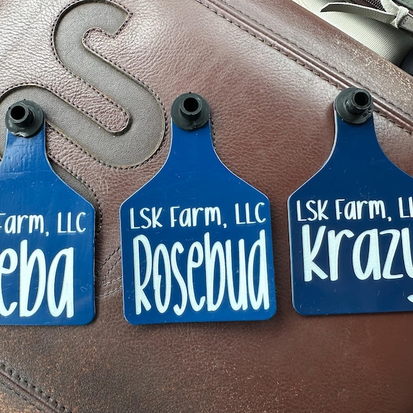 Goat Collar ID Tags - Etsy
