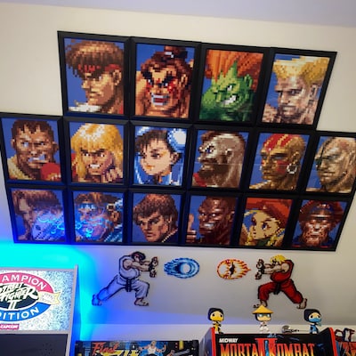 Retro Mortal Kombat II Arcade Character Select Screen Posters 12 5x7 ...