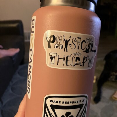 Physical Therapy PT Waterproof Vinyl Sticker - Etsy