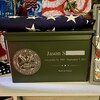 U.S. Military Veteran Cremation Urn Ammo Can - Patriotic Urn for Adult ...