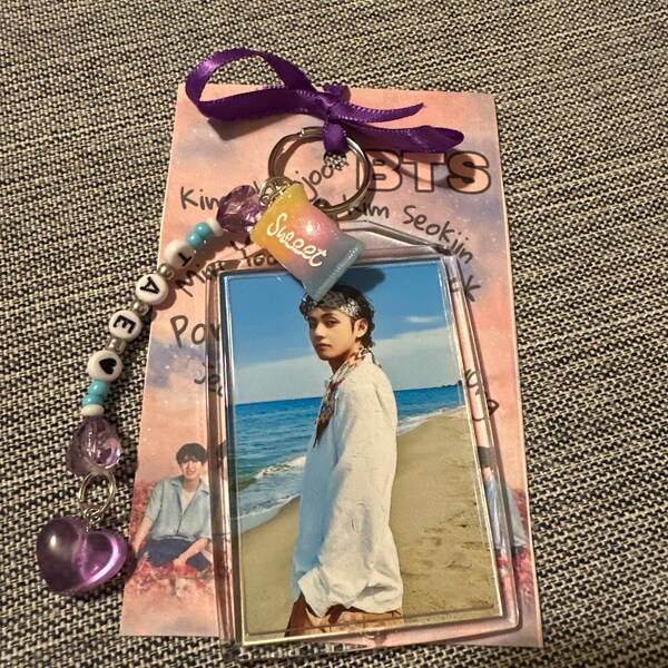 BTS Inspired Double Sided Bias Keychains, Kpop Keychains, K-pop Bias ...