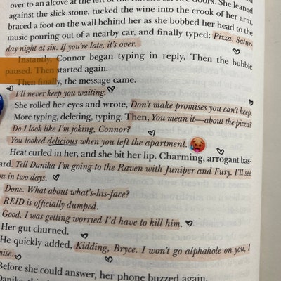 Book Annotation Sticker Sheets Annotating Books Annotate Spicy Rom-com ...