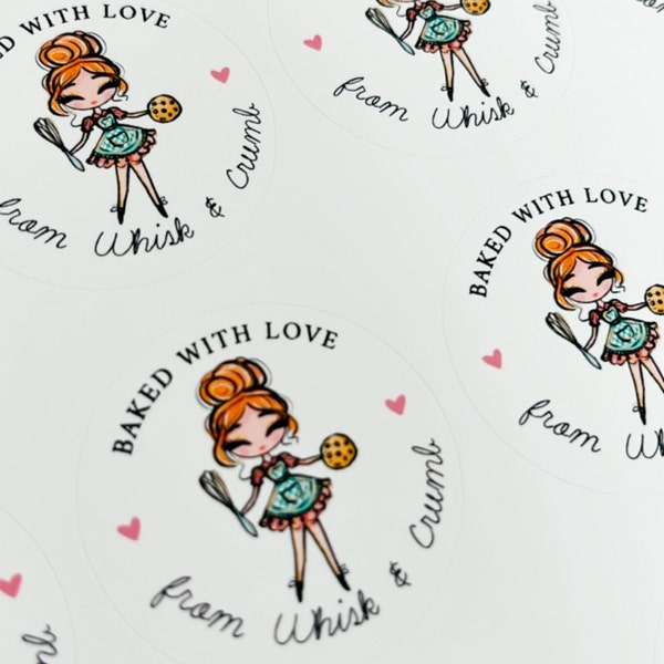 Personalized Stickers, Business Bakery Stickers, Bakery Business ...
