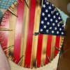 American Flag Clock,rustic USA Clock,patriotic Wall Clock,usa Flag ...